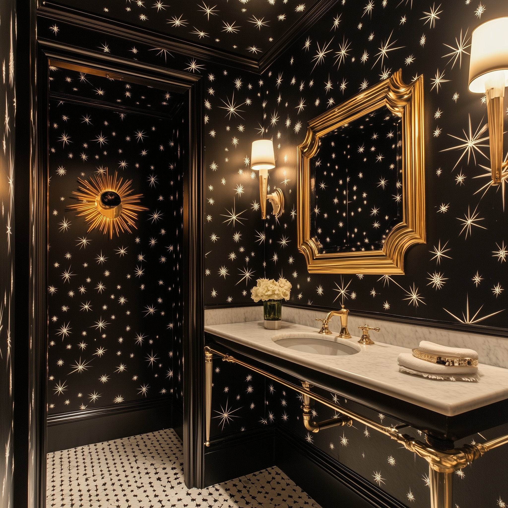 Hollywood Glam – Painted Paper