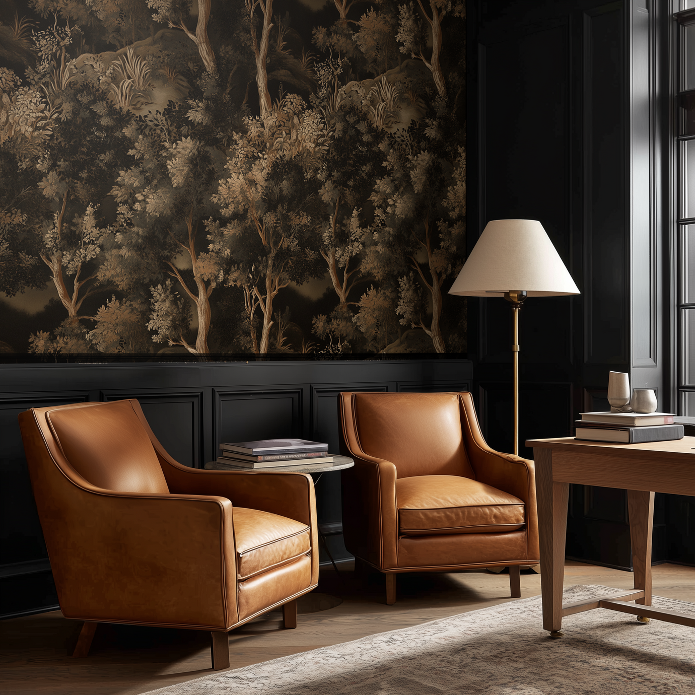 Amarante Wallpaper – Painted Paper