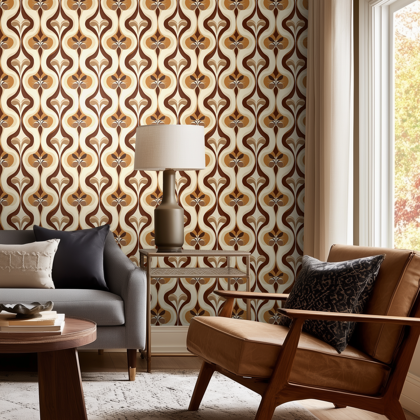 Funky Flow Wallpaper – Painted Paper