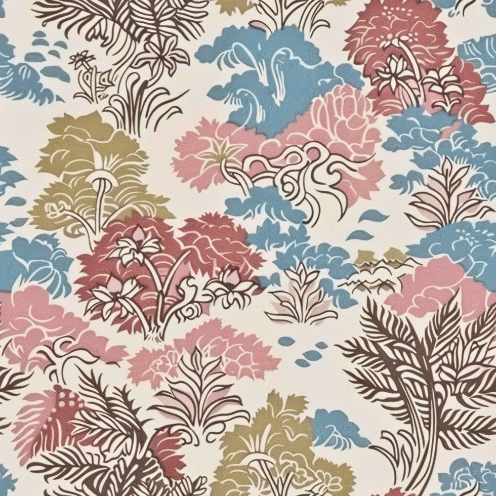 Nostalgic Garden 2 Wallpaper – Painted Paper