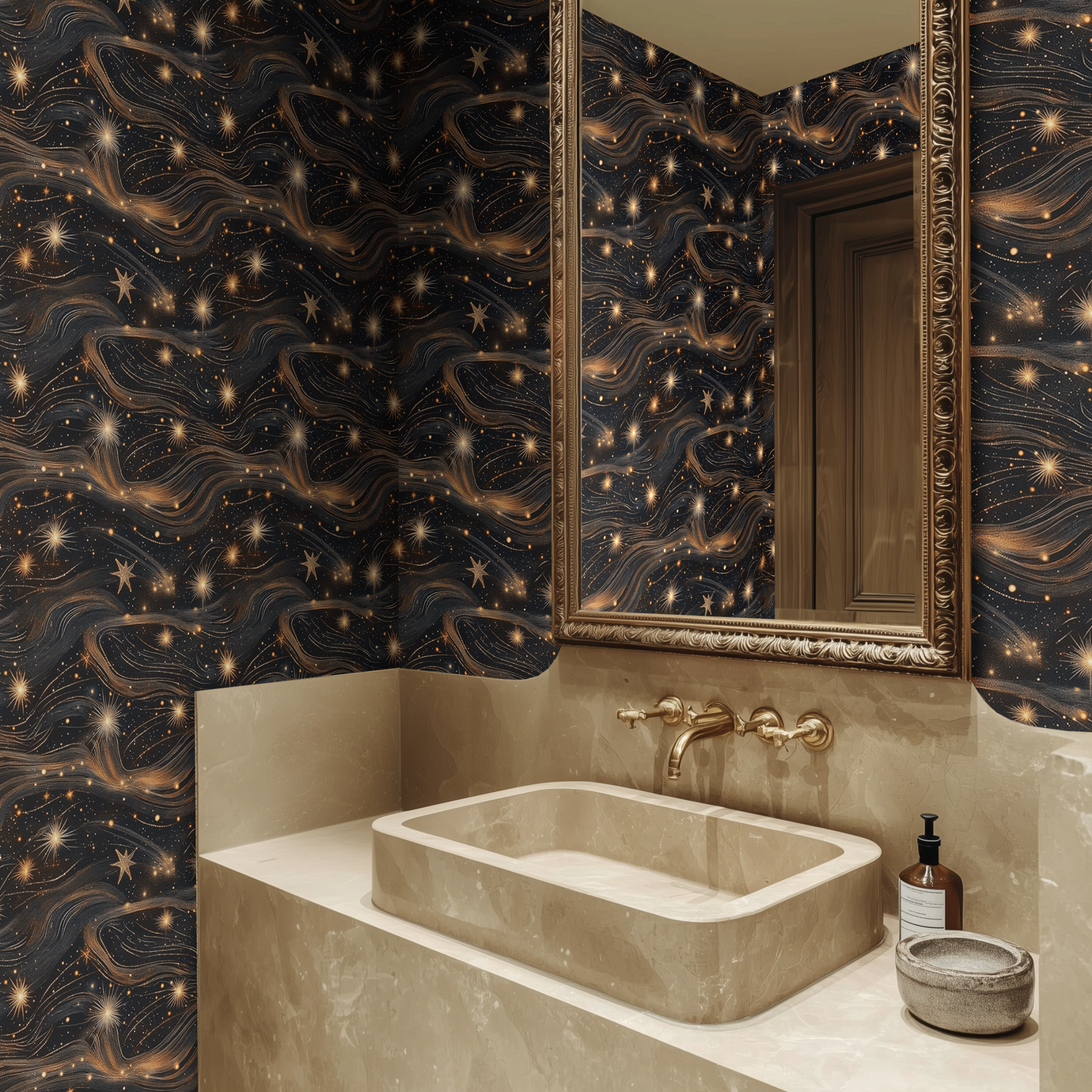 Retrograde Wallpaper – Painted Paper