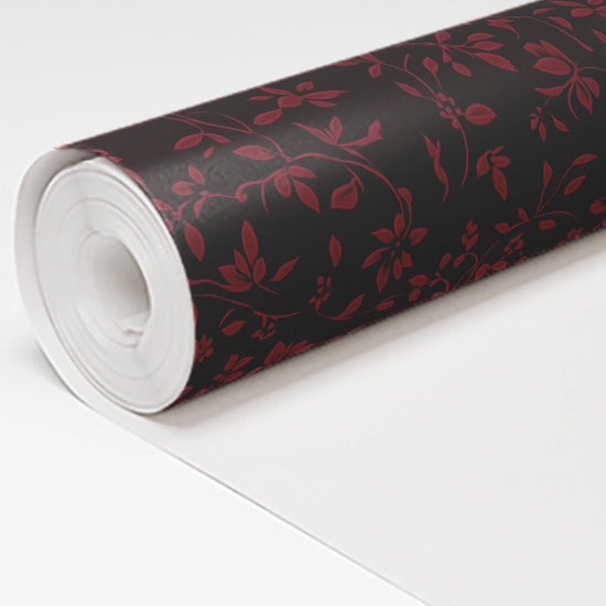 Bordeaux Blossom Wallpaper – Painted Paper