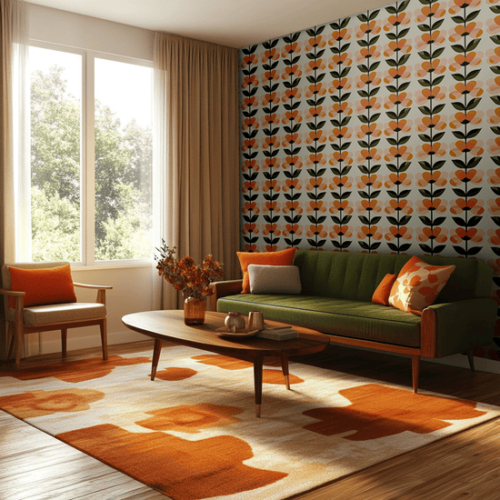 Disco Daisy Wallpaper – Painted Paper