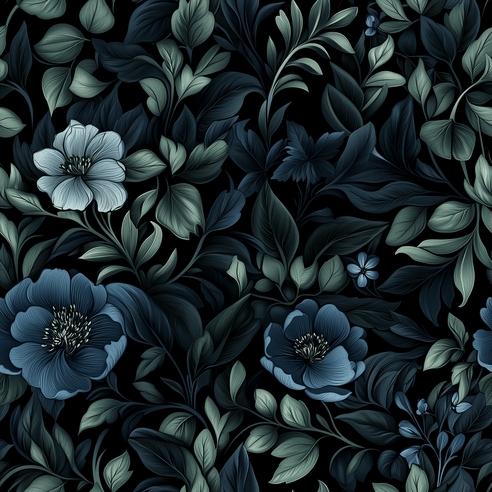 Duskwither Bloom Wallpaper – Painted Paper