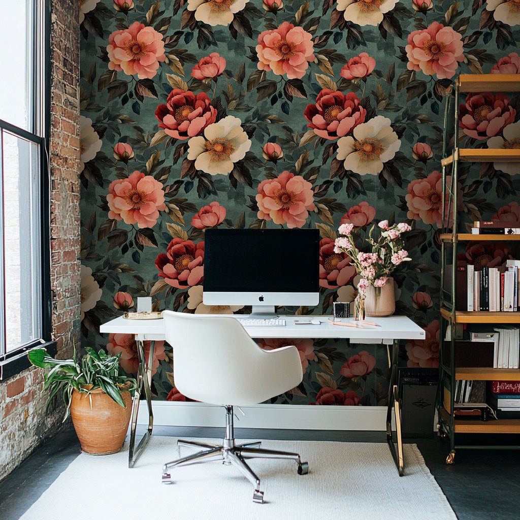 Dusky Rose Wallpaper – Painted Paper