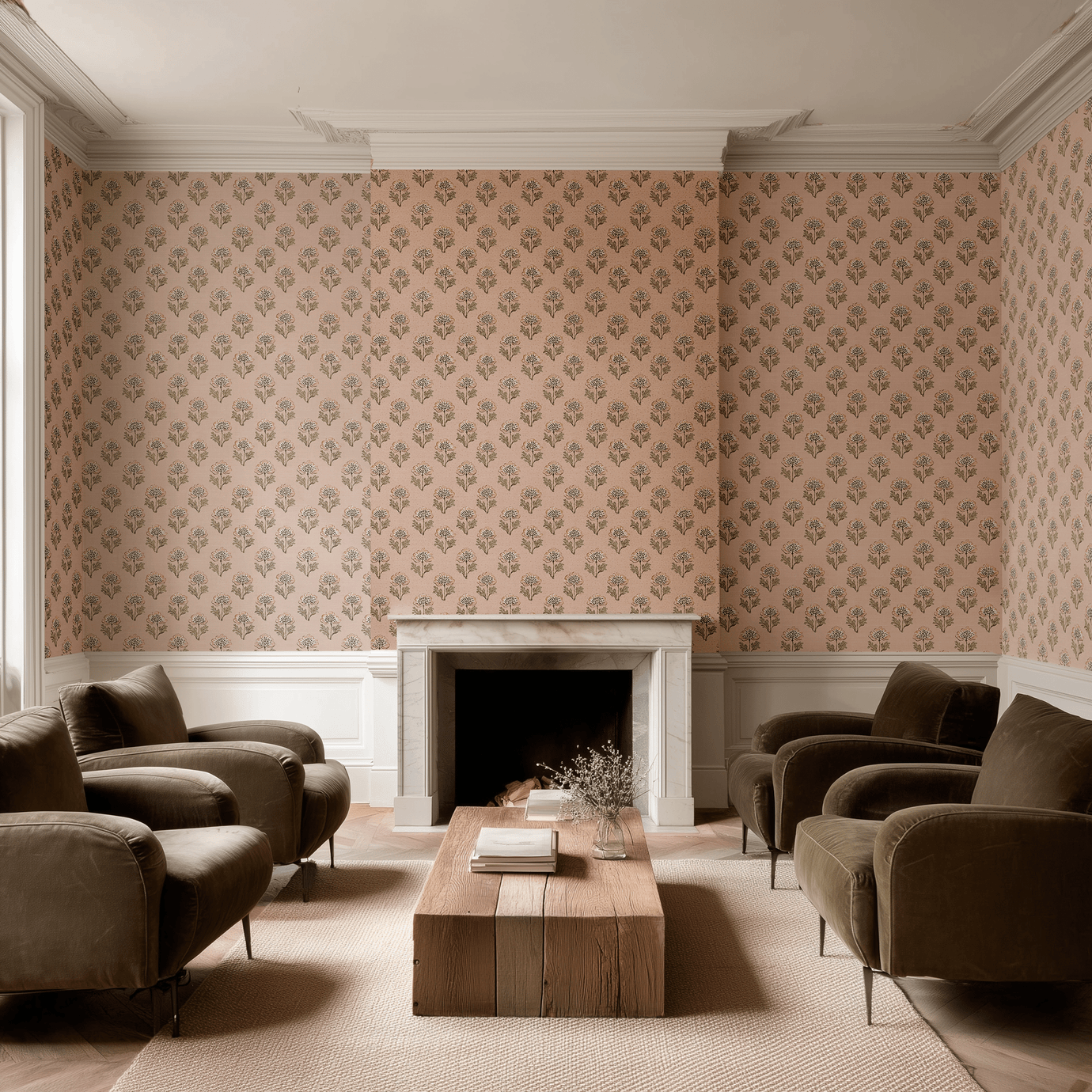 Flora Cascade Wallpaper – Painted Paper