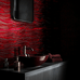 Merlot Mosaic Wallpaper – Painted Paper