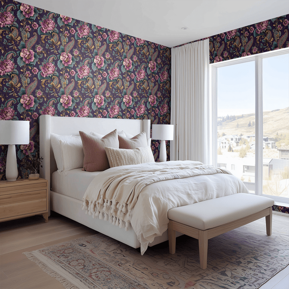 Opal Bloom Wallpaper – Painted Paper