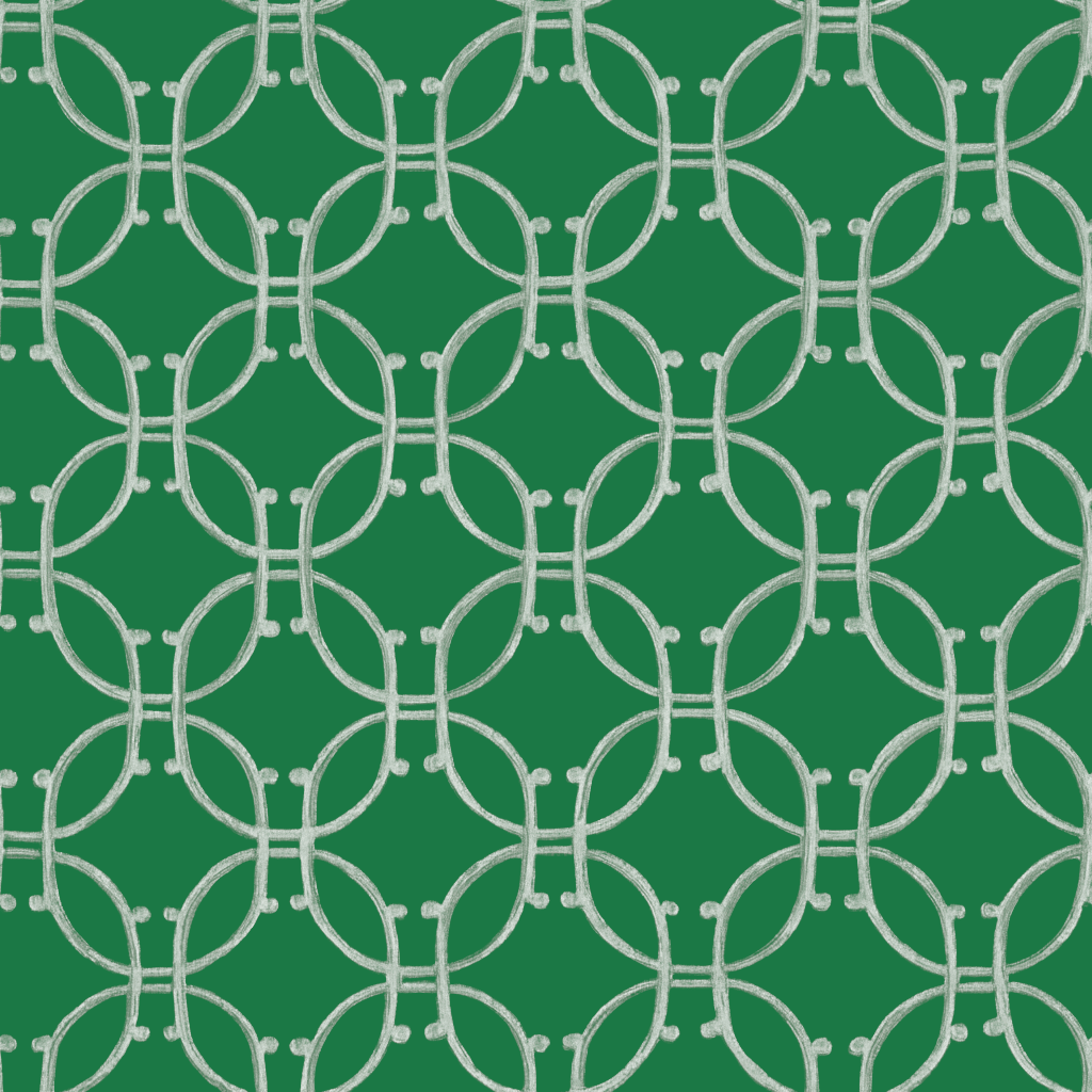 Oval Link Wallpaper – Painted Paper