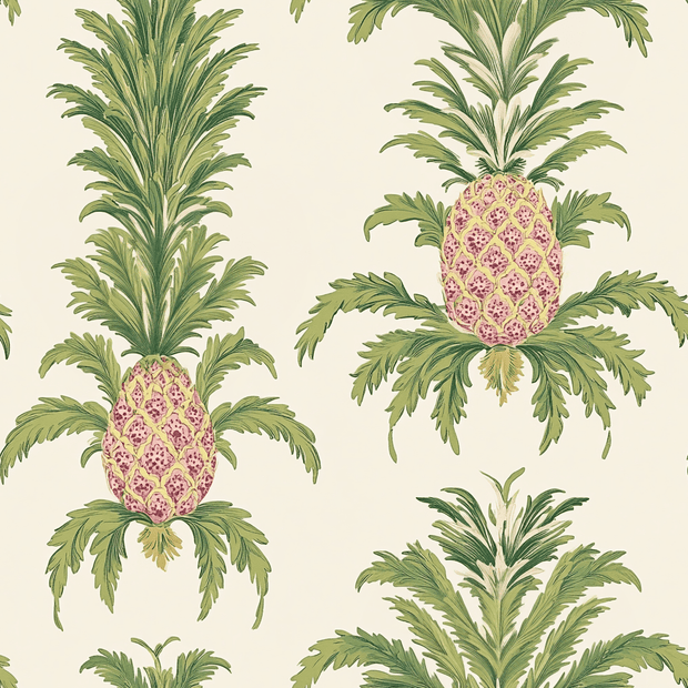 Pineapple Parade Wallpaper – Painted Paper