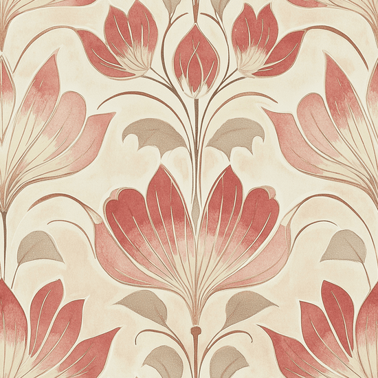 Roselain Wallpaper – Painted Paper