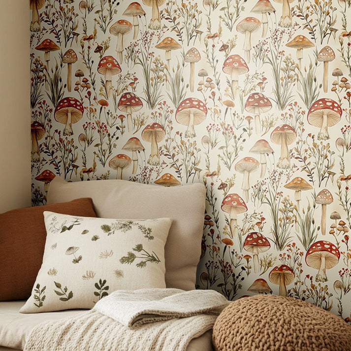 Toadstool Hollow Wallpaper – Painted Paper
