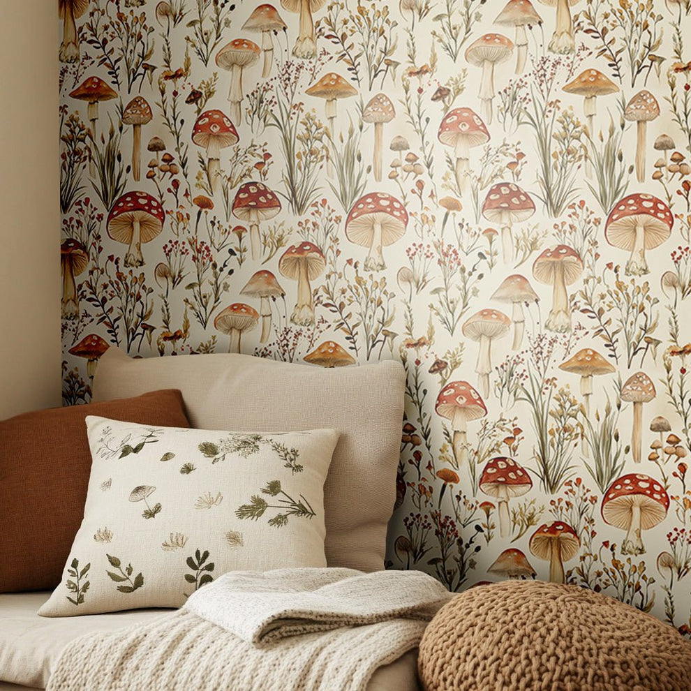 Toadstool Hollow Wallpaper – Painted Paper