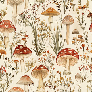 Toadstool Hollow Wallpaper – Painted Paper