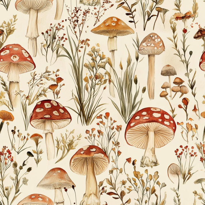 Toadstool Hollow Wallpaper – Painted Paper