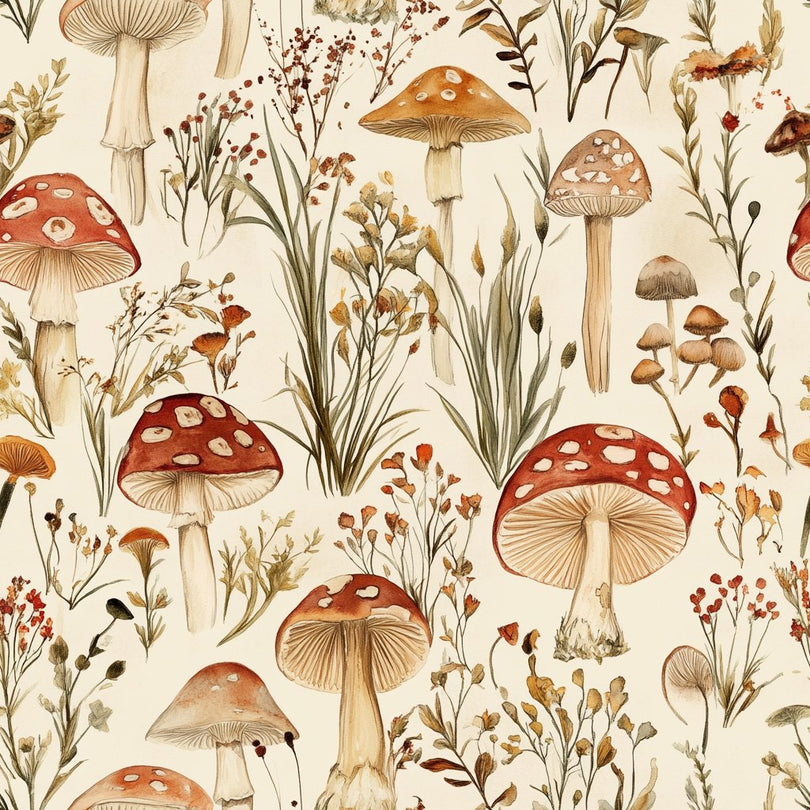 Toadstool Hollow Wallpaper – Painted Paper