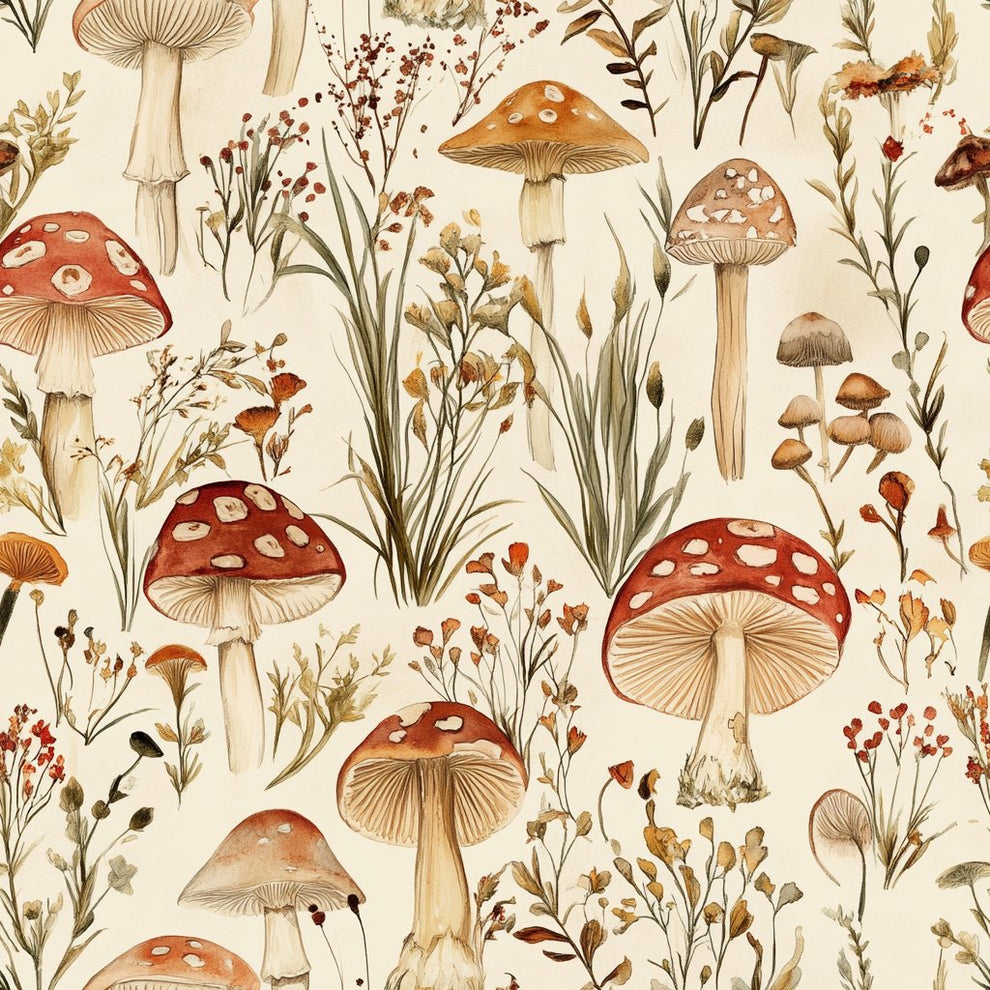 Toadstool Hollow Wallpaper – Painted Paper