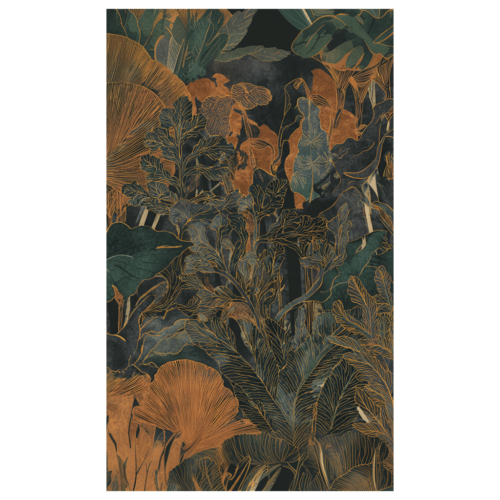 Verdure in Brass - Tapestry – Painted Paper