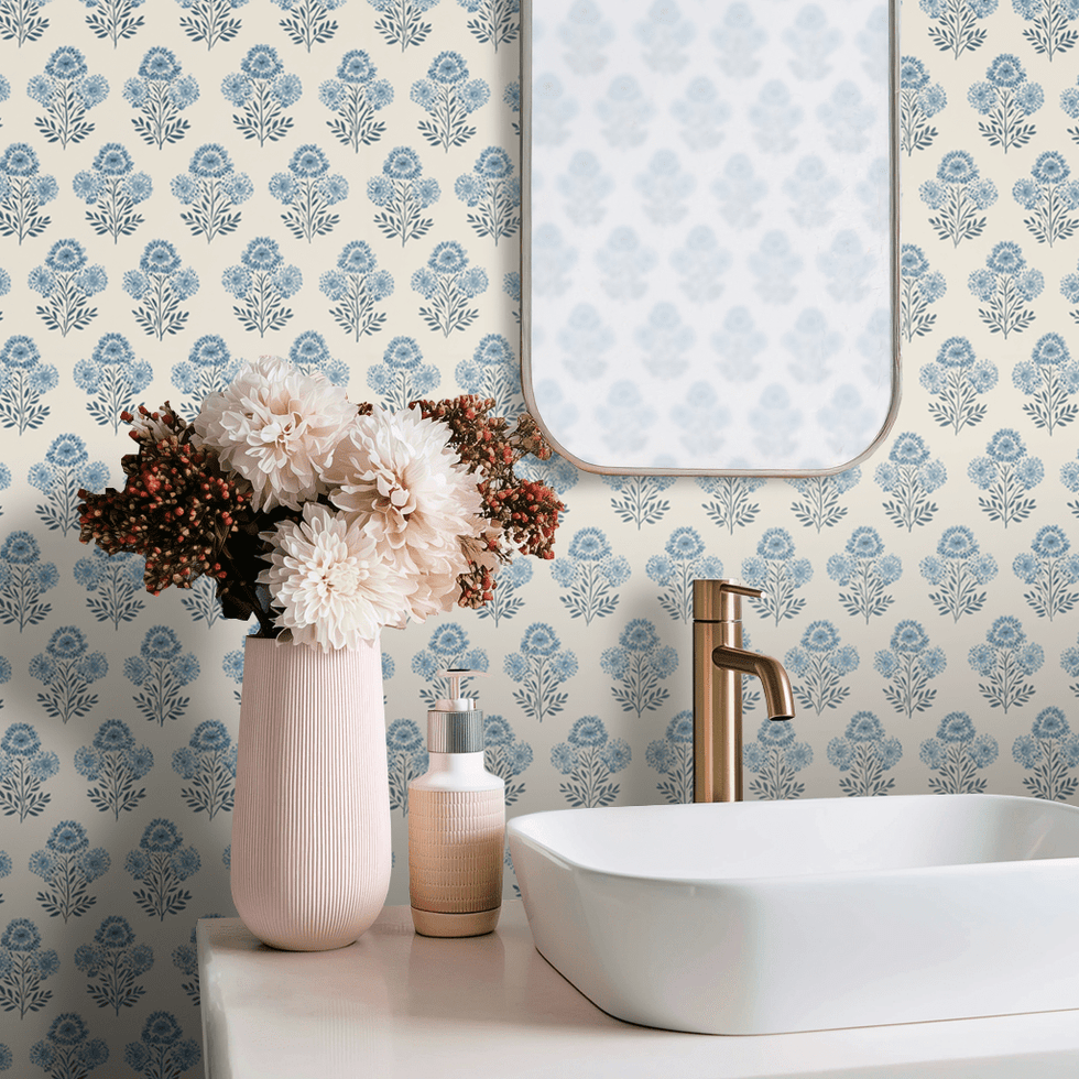 Wildflower Waltz Wallpaper – Painted Paper