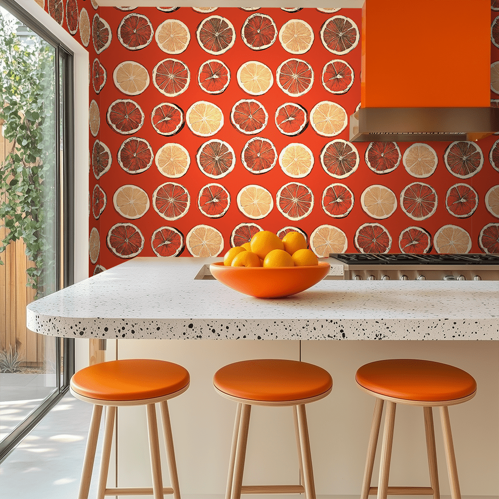 Zest Fest Wallpaper – Painted Paper