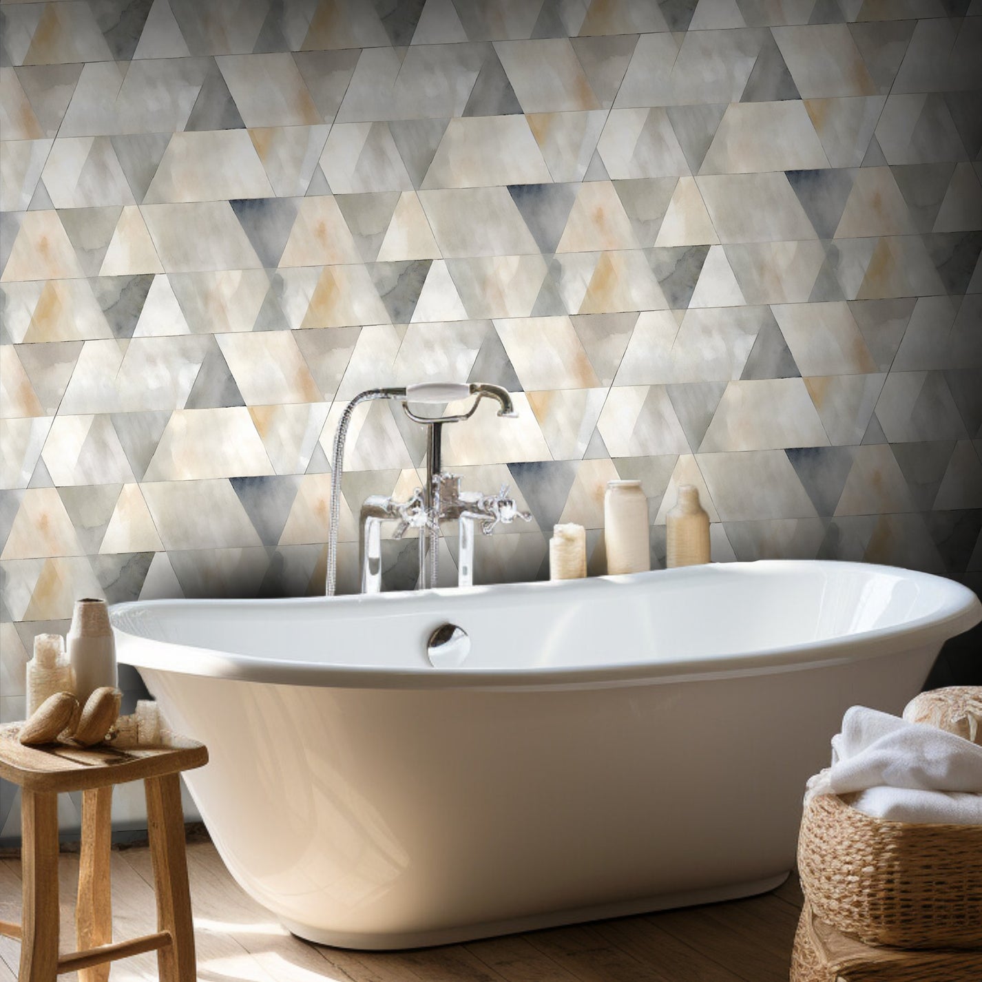 Aurora Abstract Wallpaper – Painted Paper