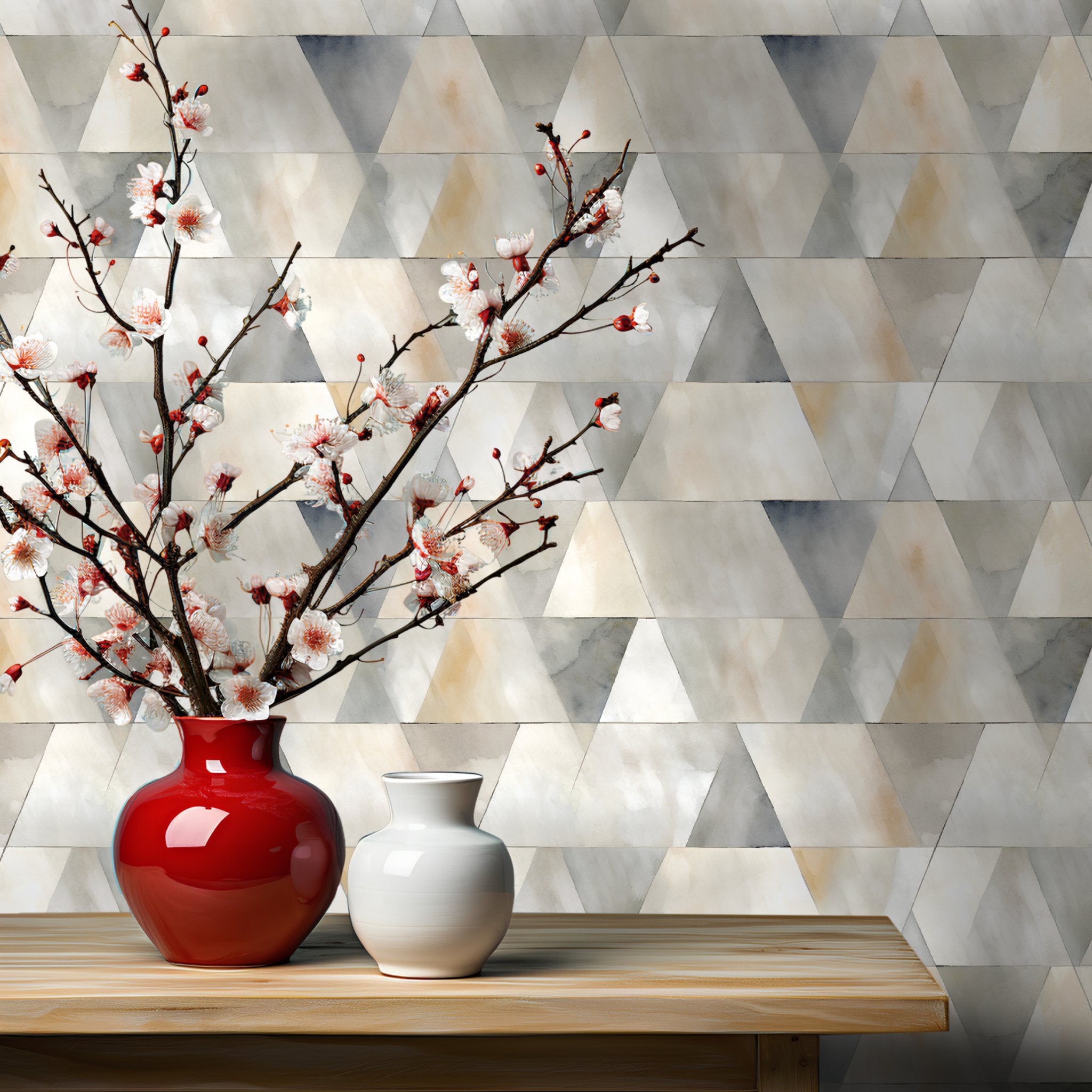 Aurora Abstract Wallpaper – Painted Paper