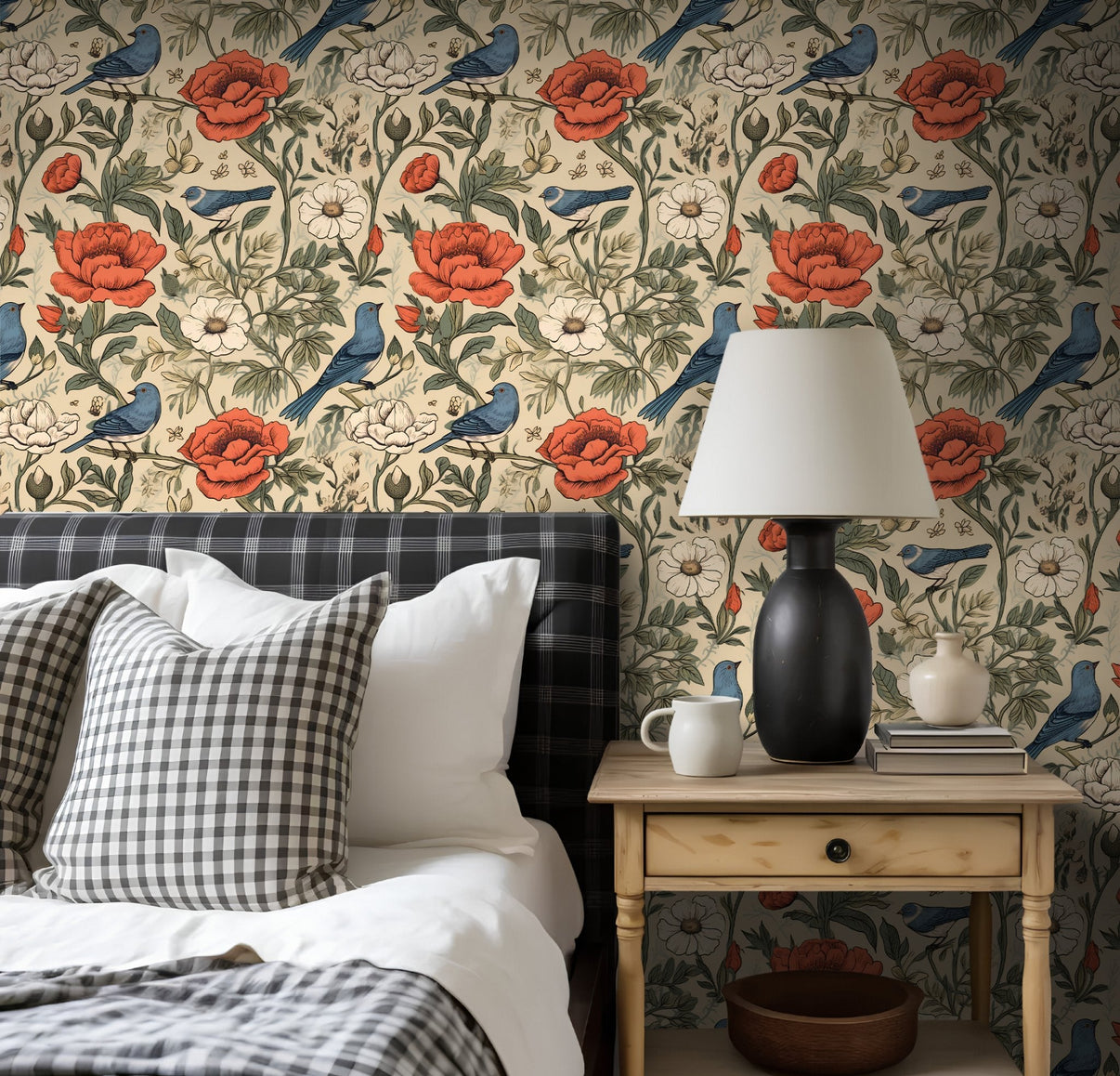 Brookley Vintage Wallpaper – Painted Paper