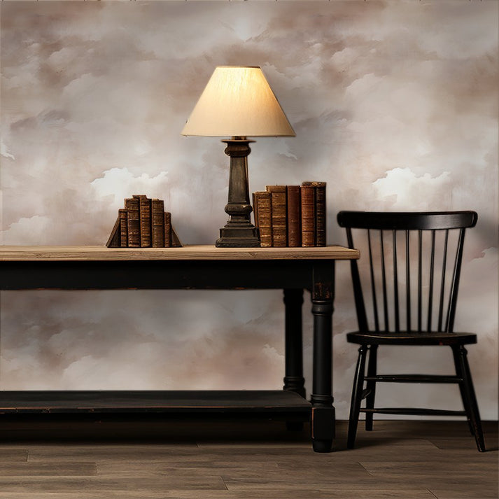 Dusky Taupe Wallpaper – Painted Paper