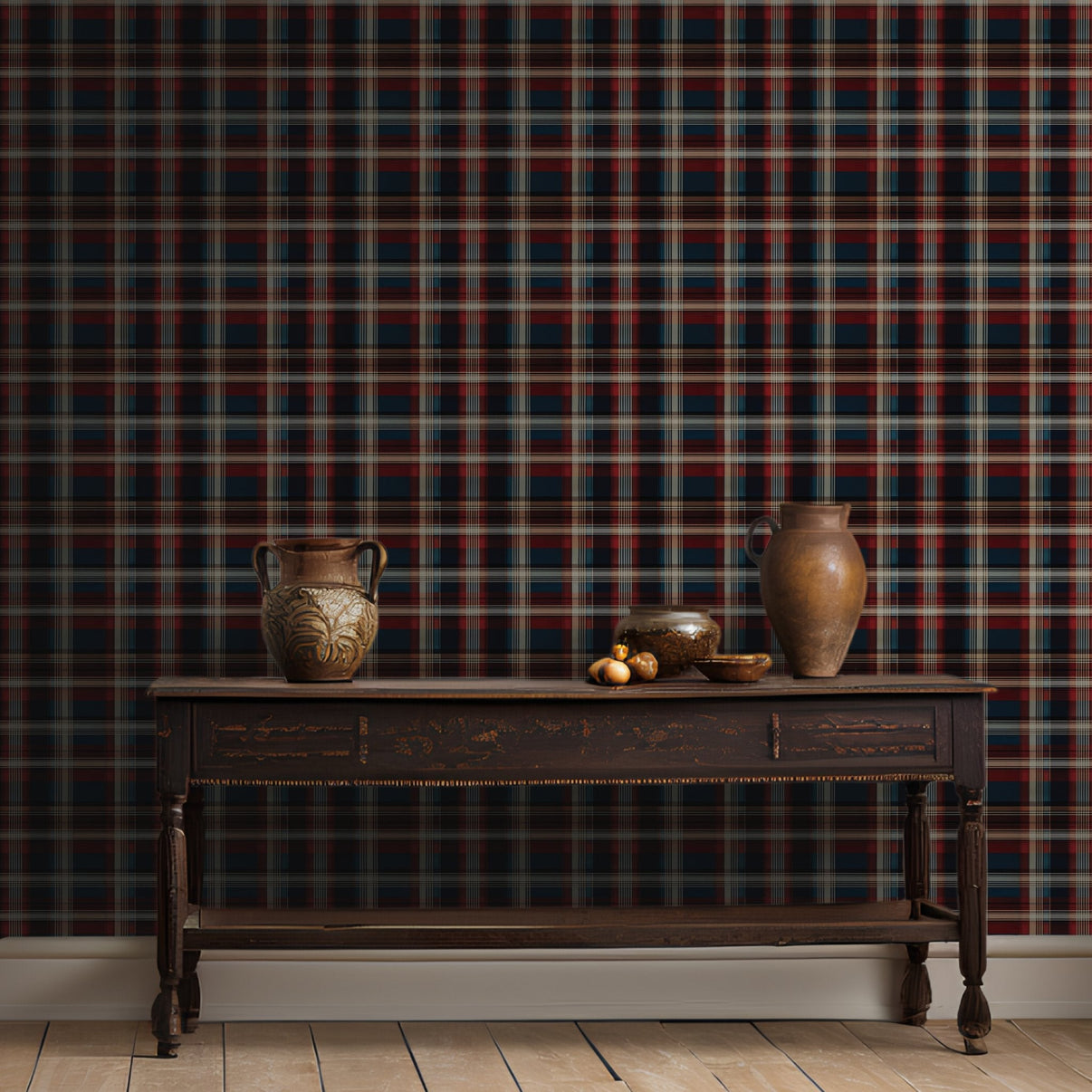 Highland Plaid Wallpaper – Painted Paper