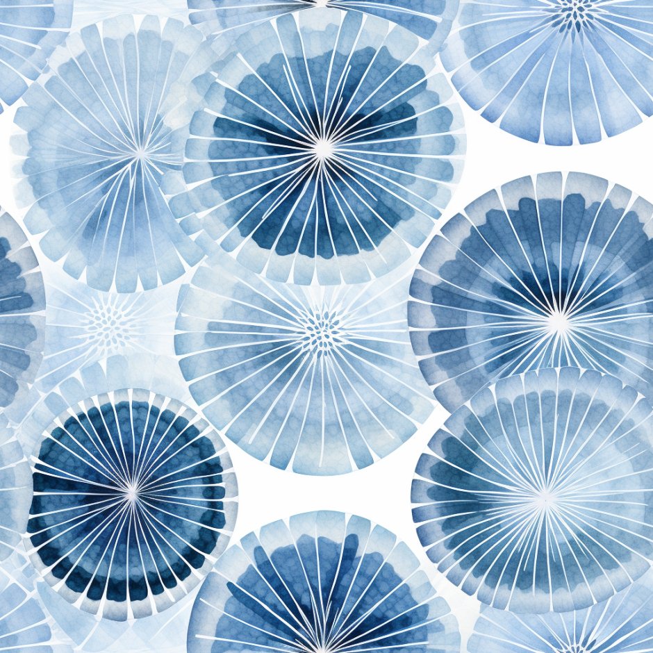 Indigo Eclipse Wallpaper – Painted Paper