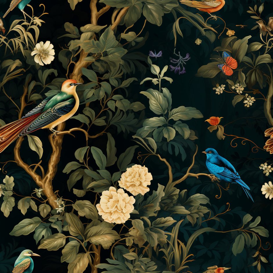 Luca Bloom Wallpaper – Painted Paper