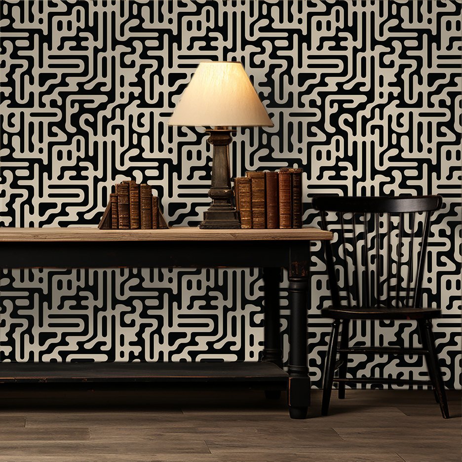 Milo Maze Wallpaper – Painted Paper